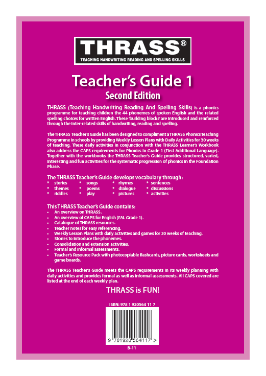 Thrass - THRASSAfrica: Teaching Handwriting, Reading & Spelling Skills