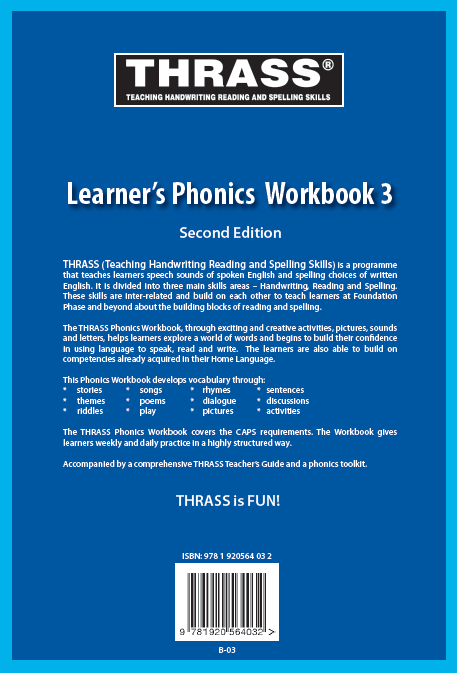 Thrass - THRASSAfrica: Teaching Handwriting, Reading & Spelling Skills