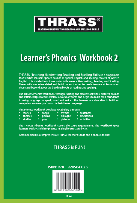 Thrass - THRASSAfrica: Teaching Handwriting, Reading & Spelling Skills